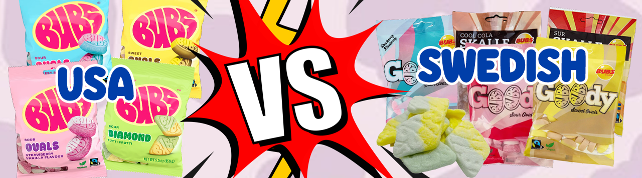 Swedish BUBS vs BUBS USA: The Candy Comparison – Swedish Candy Store, CO